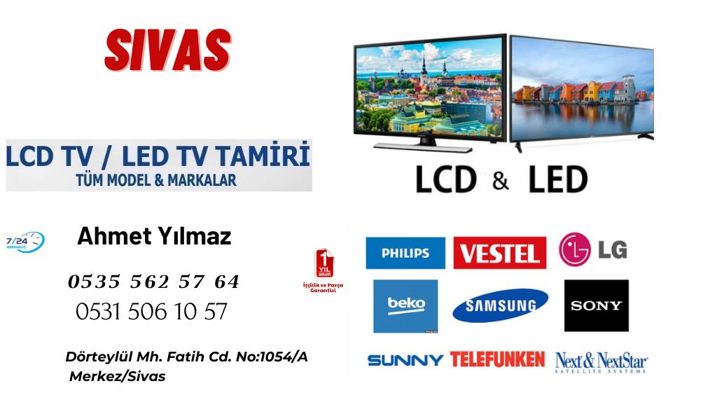 Sivas Televizyon Tamircisi | Tv Kırık Ekran Tamir Tv Servisi